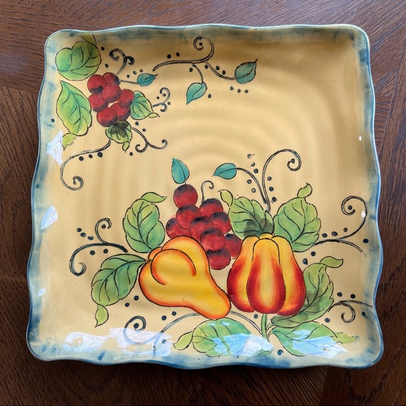 Golden Harvest | Dining | Golden Harvest Vintage Square Plate Pumpkins ...